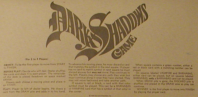 Dark Shadows Game – Doyle's Space